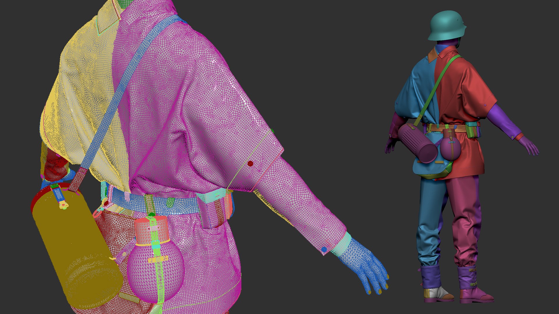 German Army Infantry Splinter 3D - TurboSquid 2394560