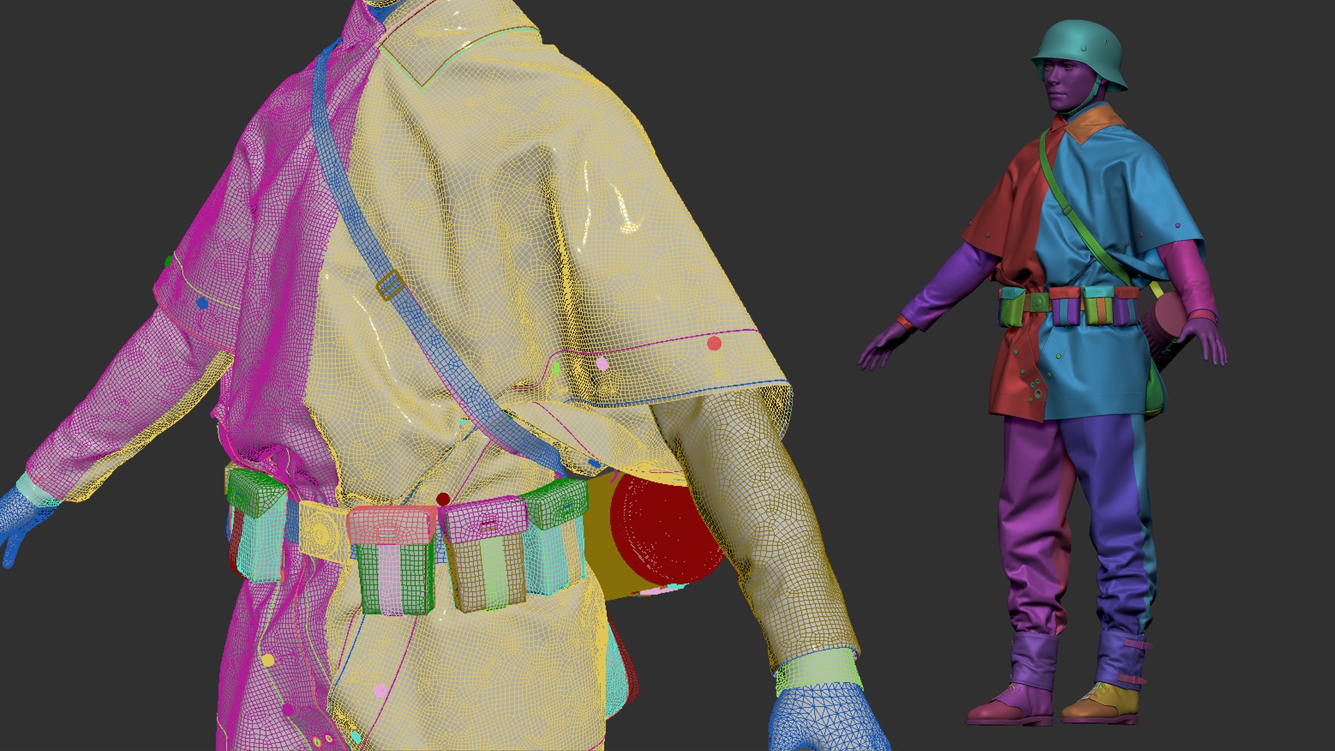 German Army Infantry Splinter 3D - TurboSquid 2394560