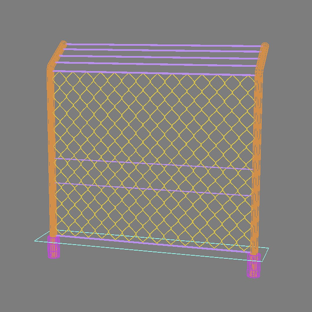 3d Model Fence Mesh 2010