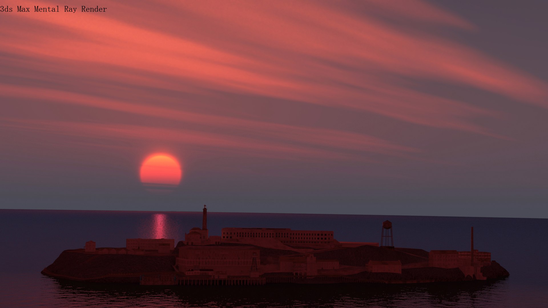 Alcatraz Island 3d Model