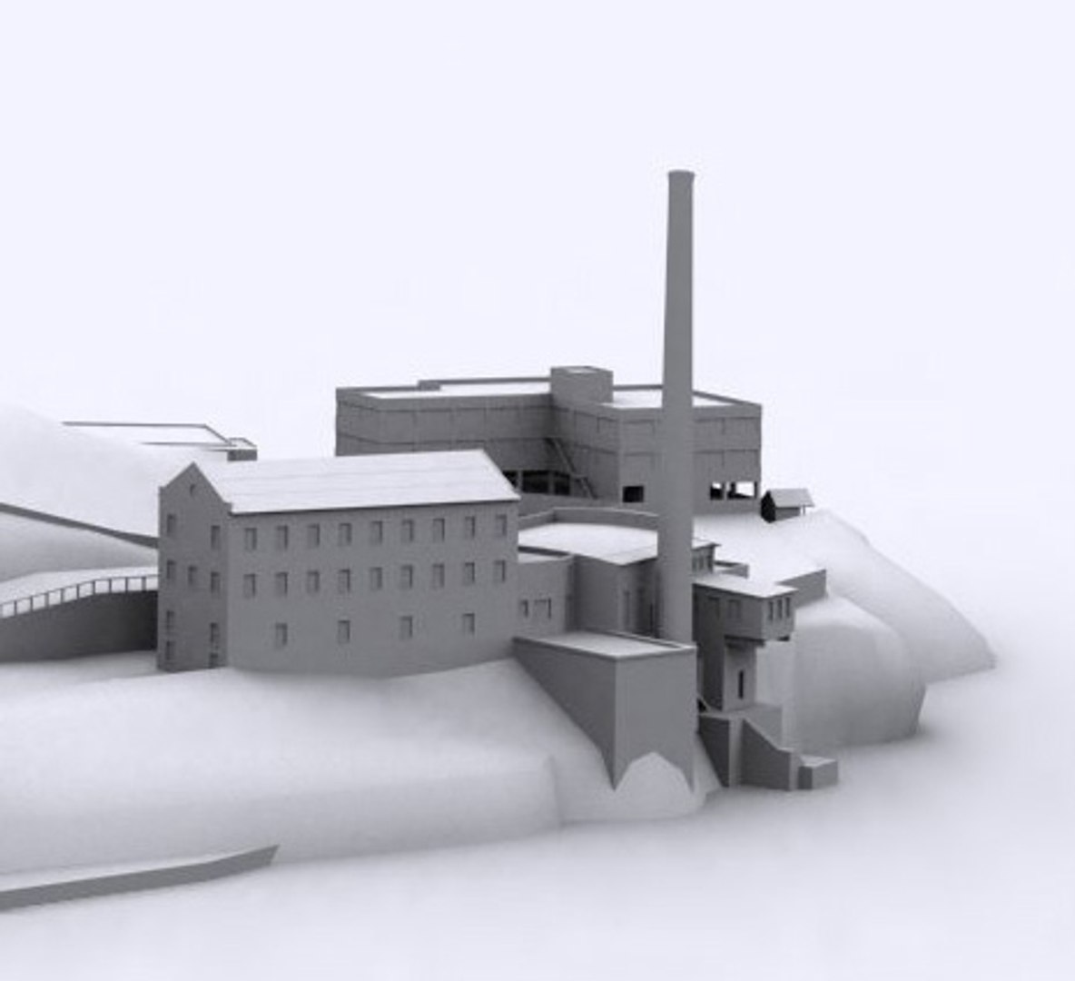 Alcatraz Island 3d Model
