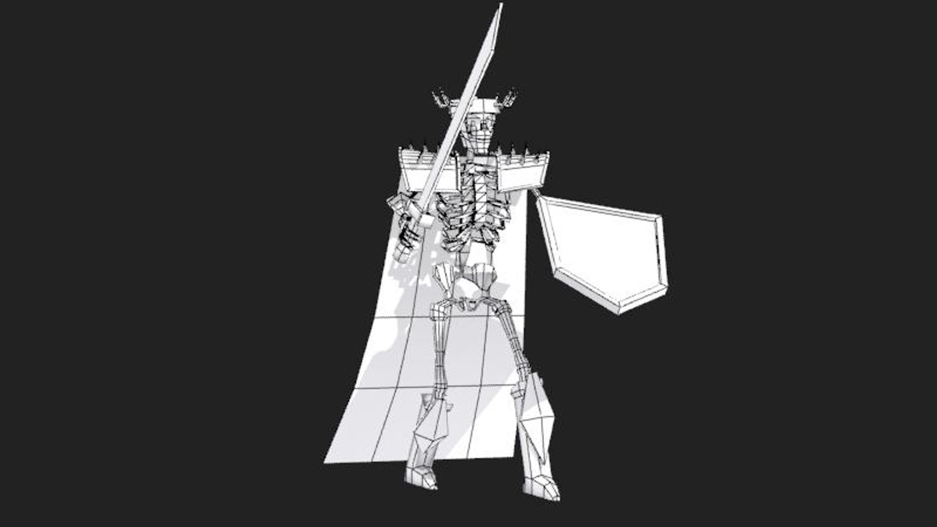 Rigged skeleton fighter 3D - TurboSquid 1719577