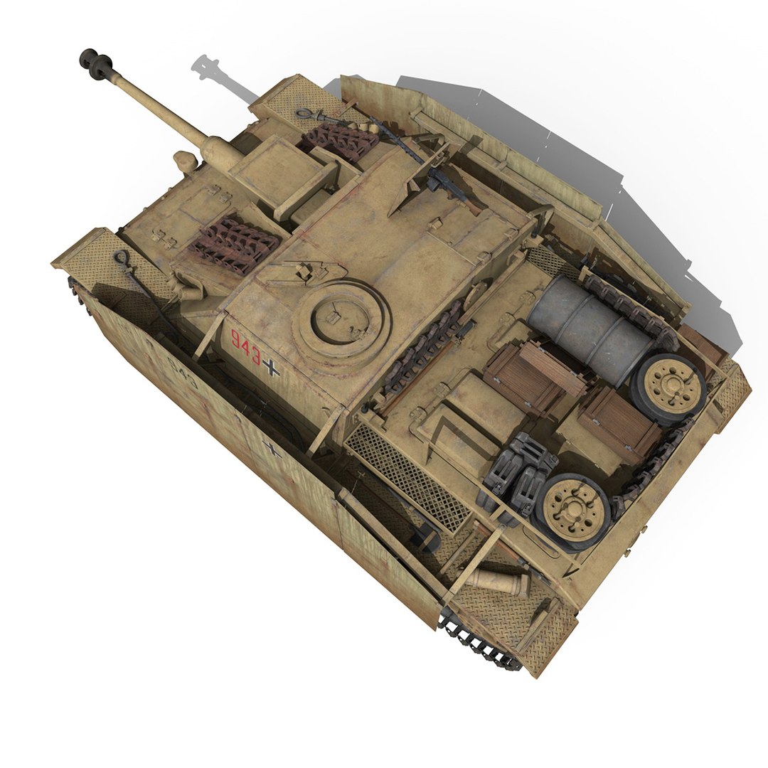 3d Model Stug 3 - G
