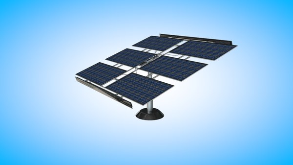 solar panel 3d dxf