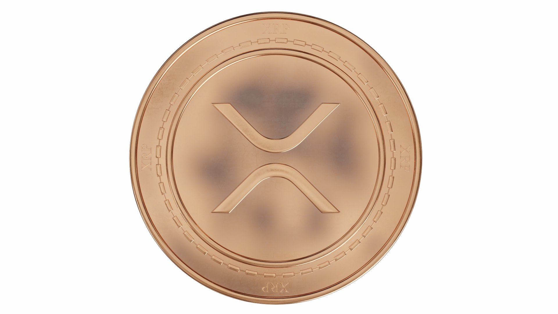 3D XRP cryptocurrency sign - TurboSquid 1823436