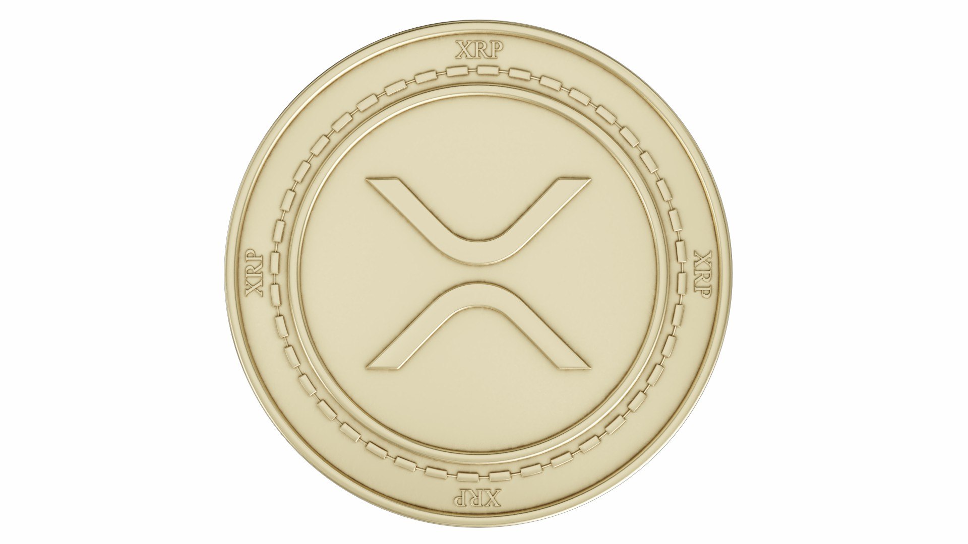 3D XRP cryptocurrency sign - TurboSquid 1823436