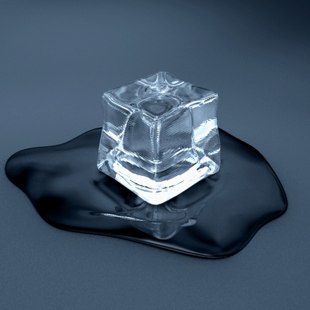 3d Ice Cube Model