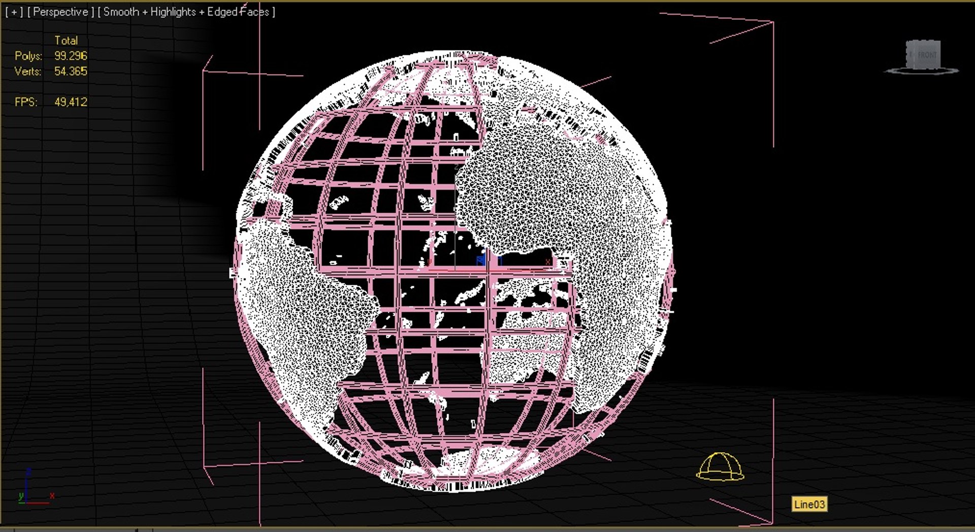 globe earth 3d model