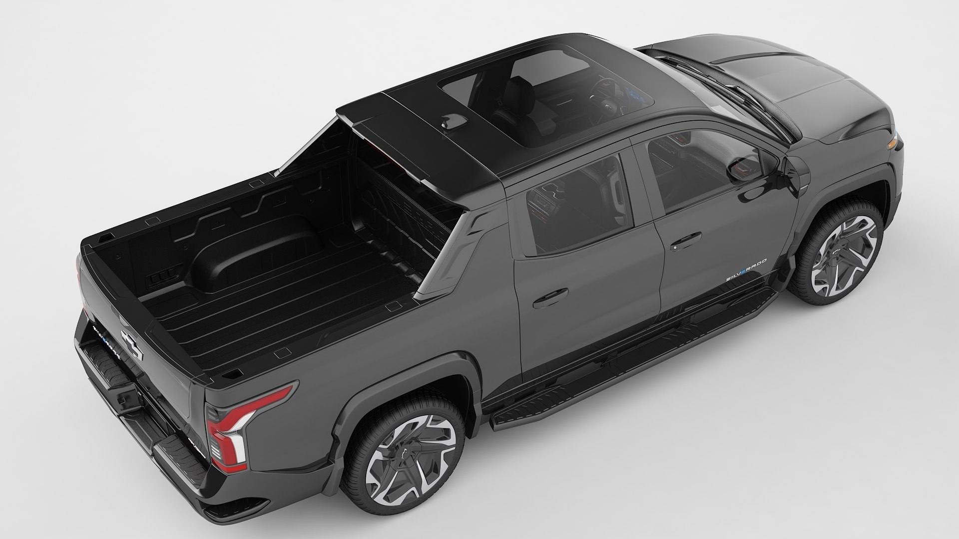 3D Chevrolet Silverado EV RST 2024 Black - TurboSquid 2000044