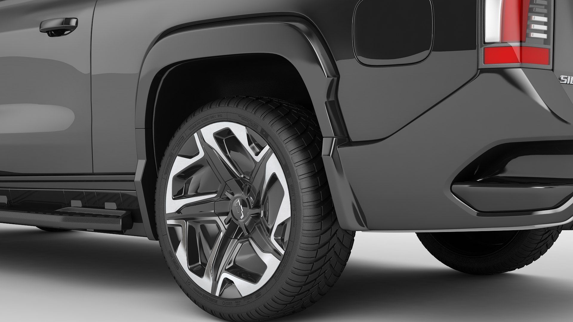 3D Chevrolet Silverado EV RST 2024 Black - TurboSquid 2000044