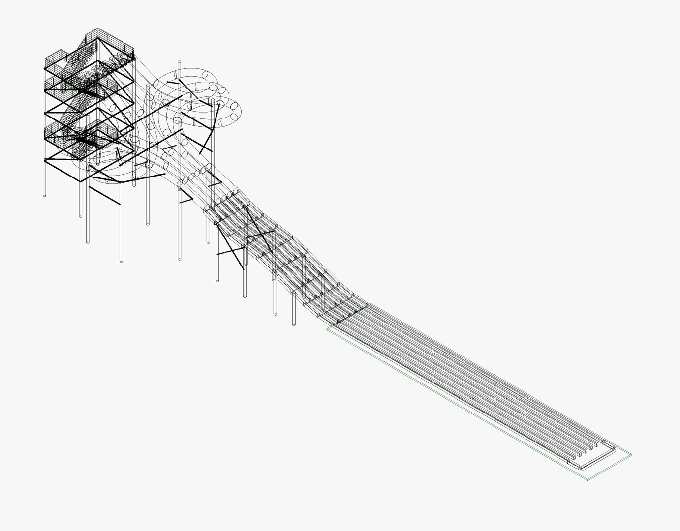3D Waterslide 04 RUN Model - TurboSquid 1840563