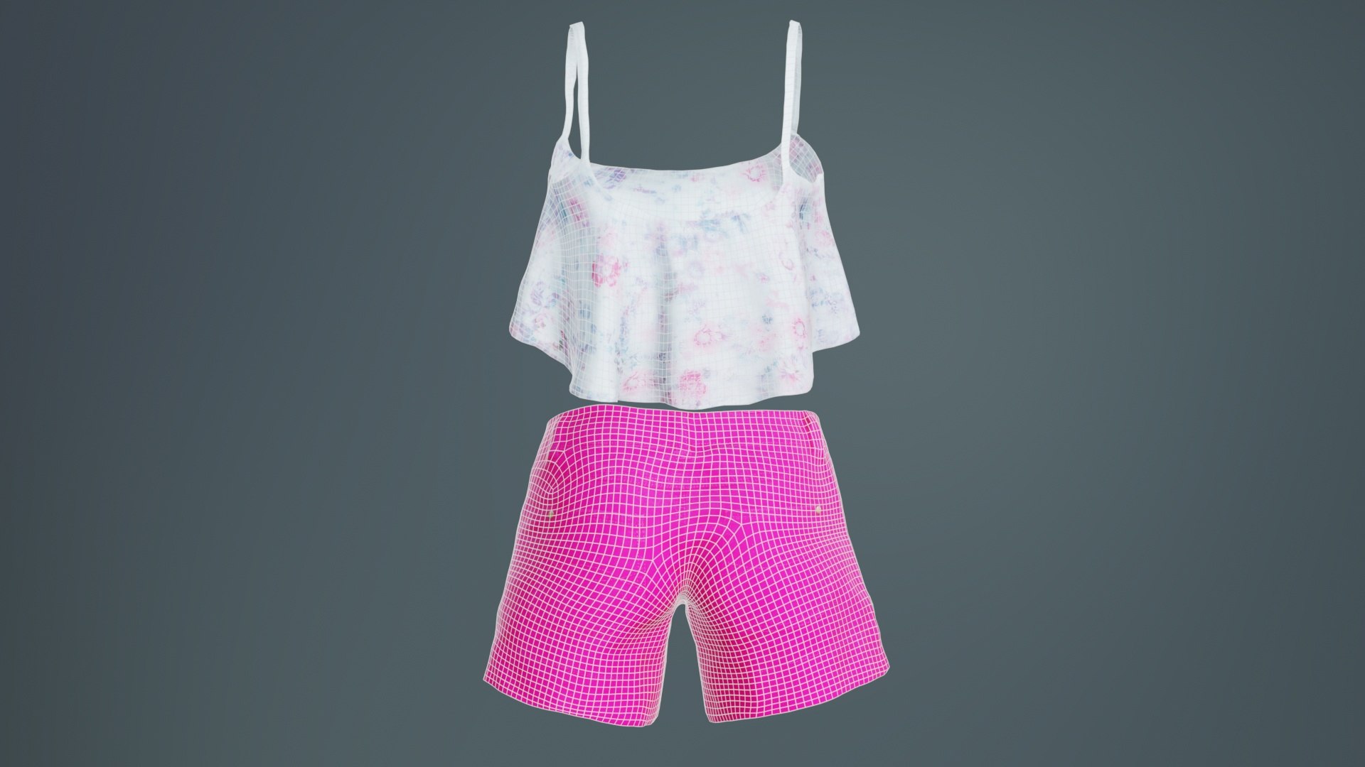 3D Model Summer Outfit Remastered - TurboSquid 2361290