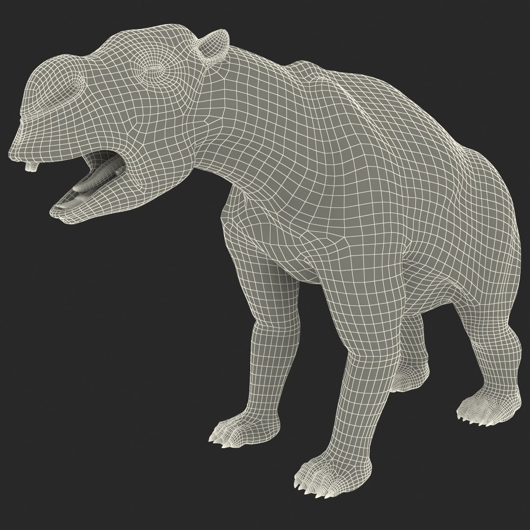 diprotodon 3d model