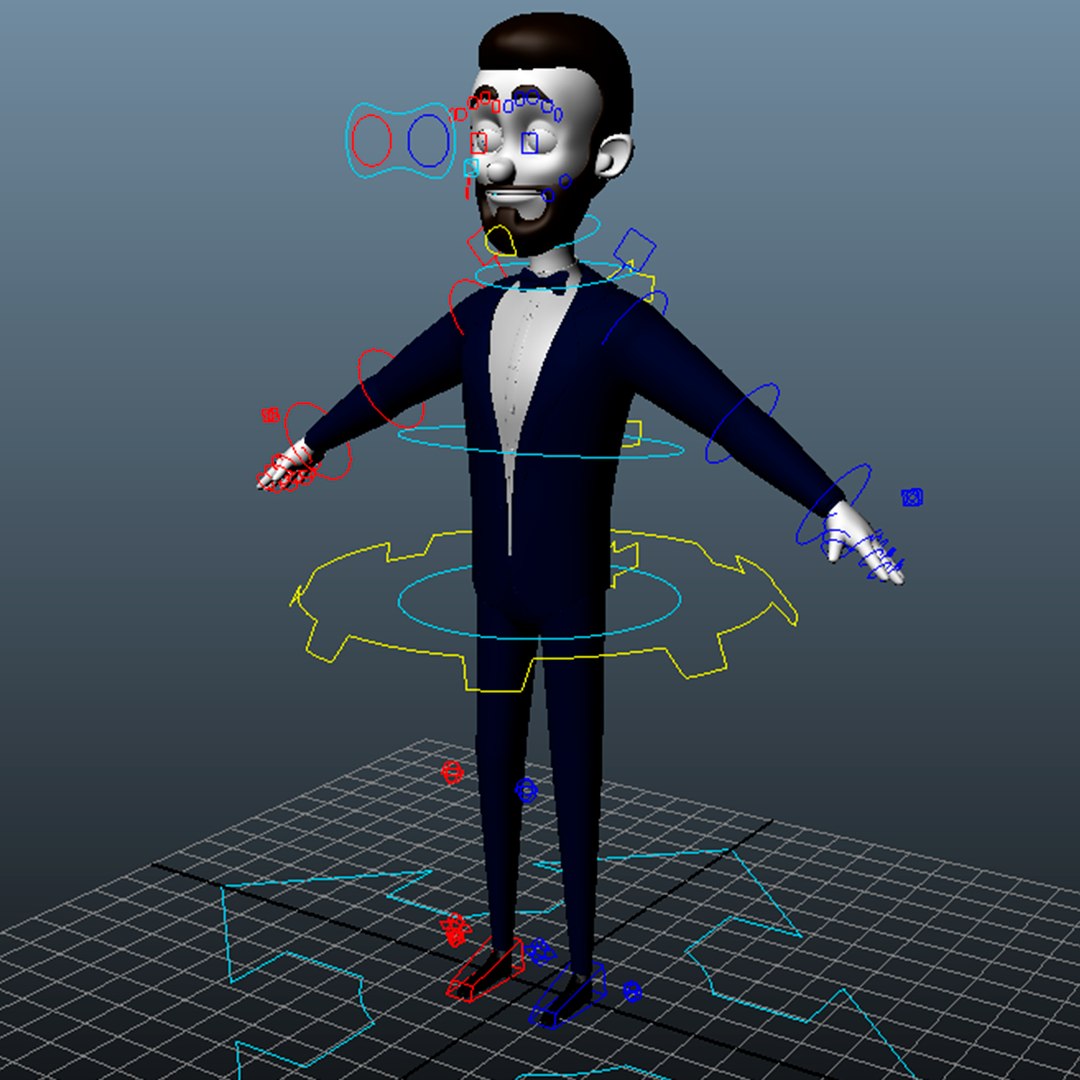 3D Character Rig Josh - TurboSquid 1495999