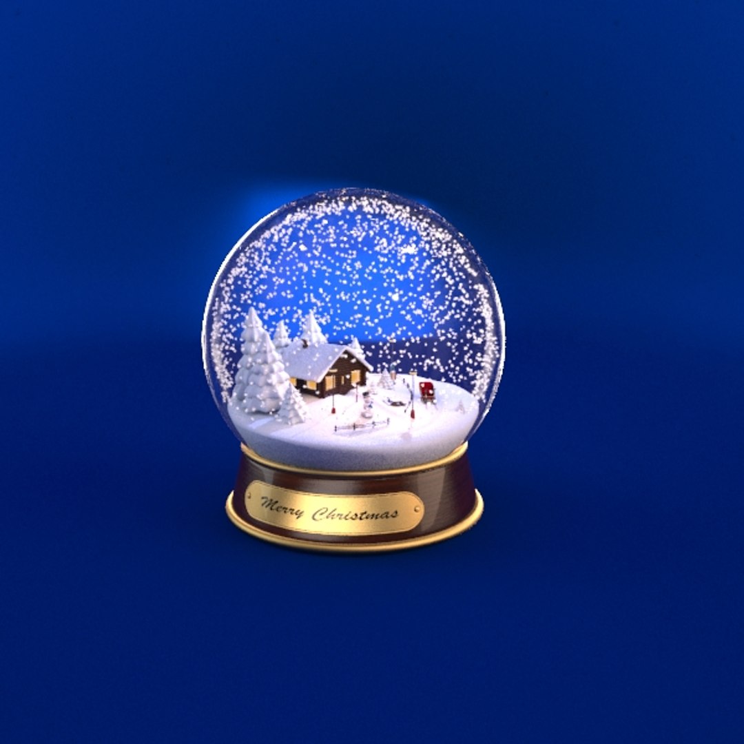 Max Christmas Snow Globe