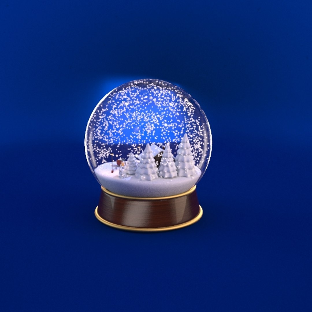 Max Christmas Snow Globe