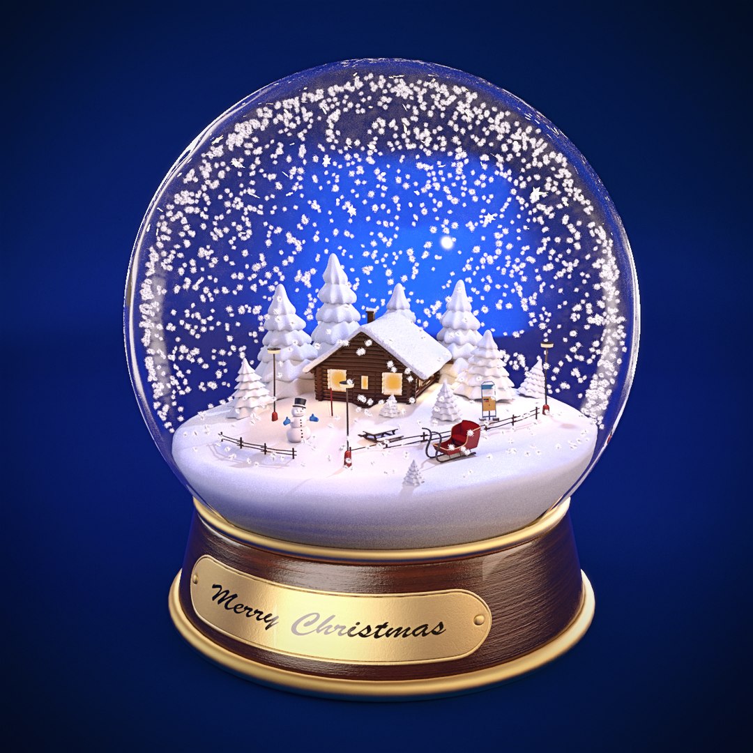 Max Christmas Snow Globe