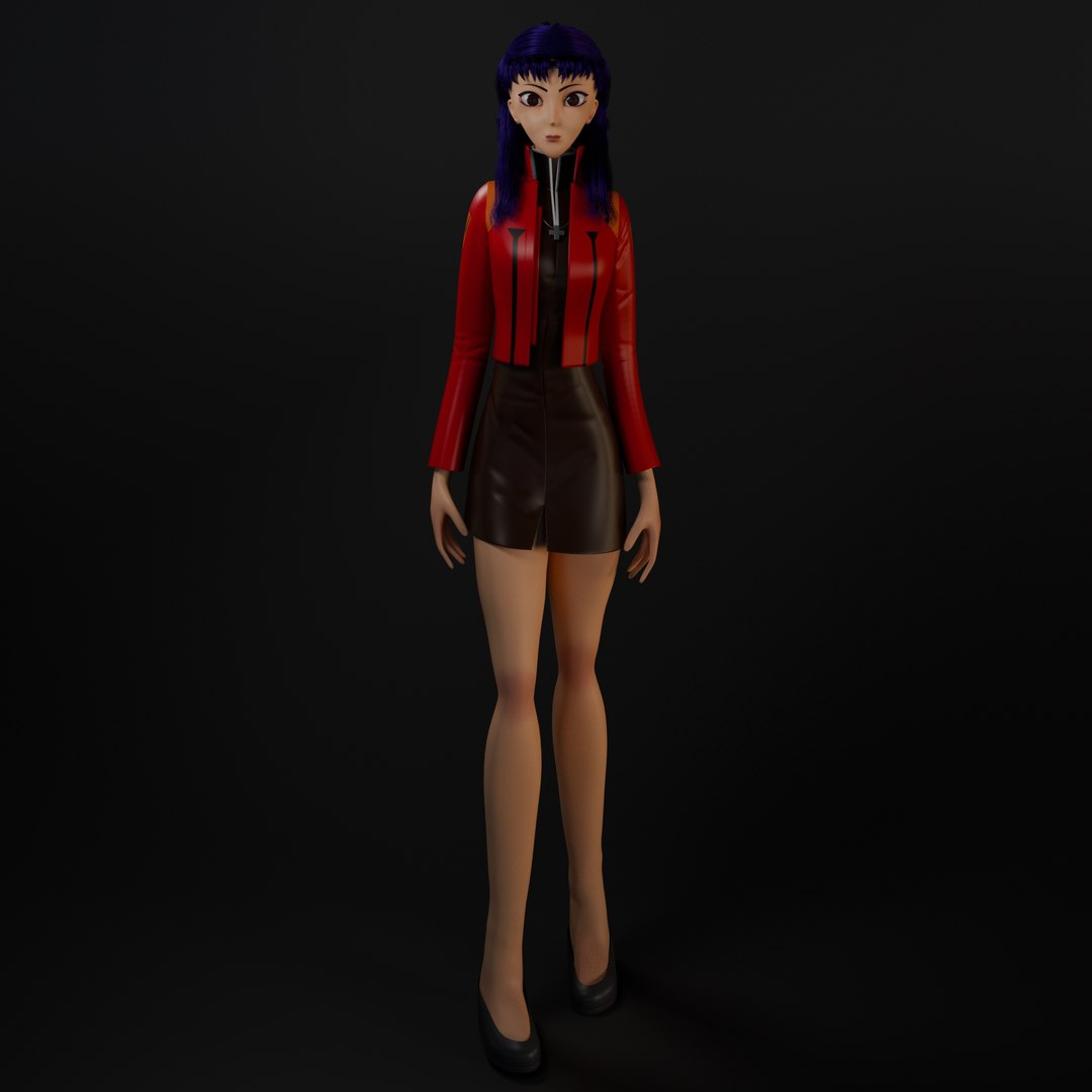 3D Misato Katsuragi 3D Sculpt Model - TurboSquid 2345389
