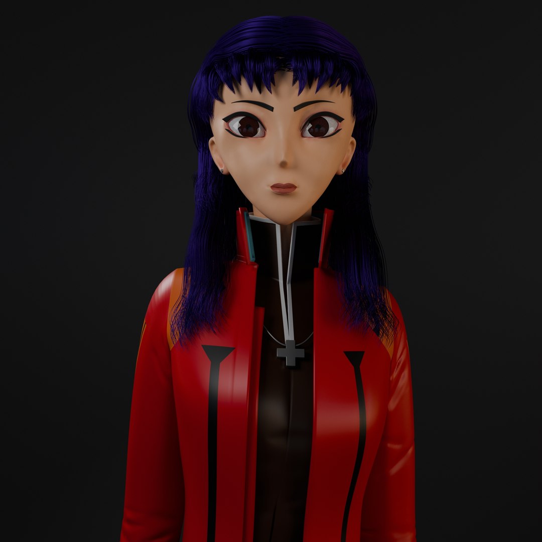 3D Misato Katsuragi 3D Sculpt Model - TurboSquid 2345389