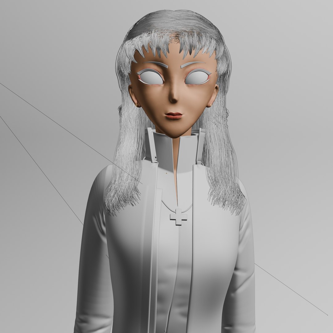 3D Misato Katsuragi 3D Sculpt Model - TurboSquid 2345389