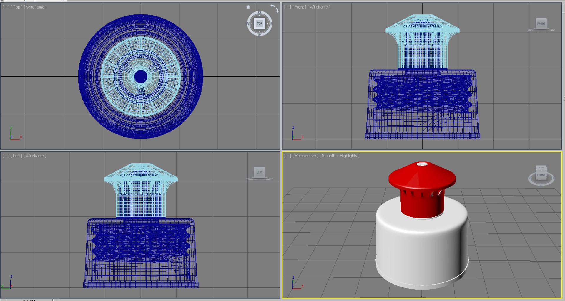 Push Pull Cap 3D Model - TurboSquid 1909893