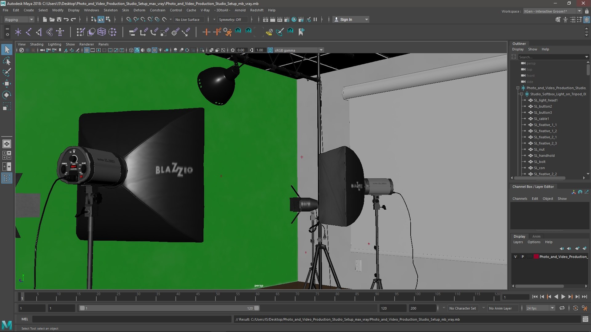 3D Photo And Video Production Studio Setup - TurboSquid 2302427