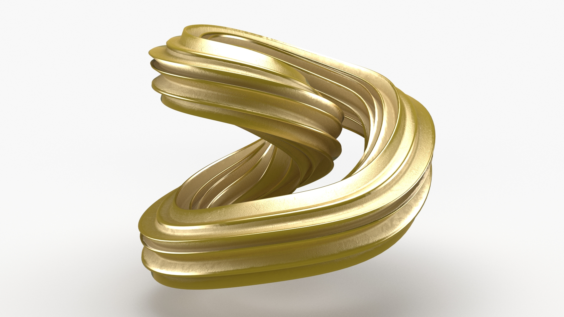 3D Abstract Shape Gold Set Model - TurboSquid 1788679