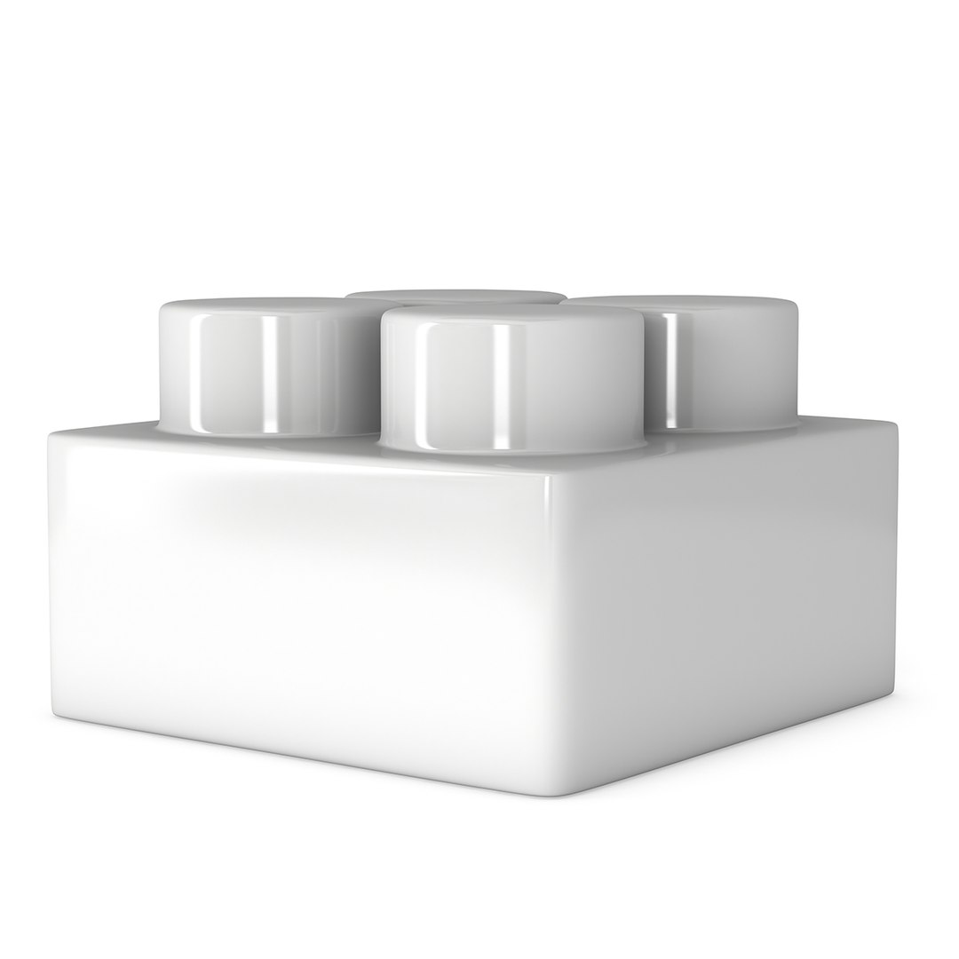 Plastic Building Block Toy 3D - TurboSquid 1374618