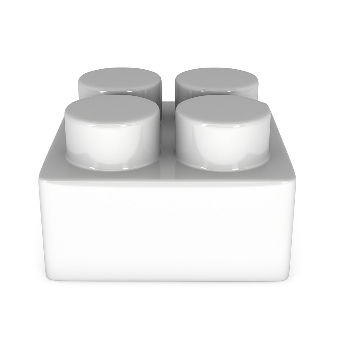 Plastic Building Block Toy 3D - TurboSquid 1374618