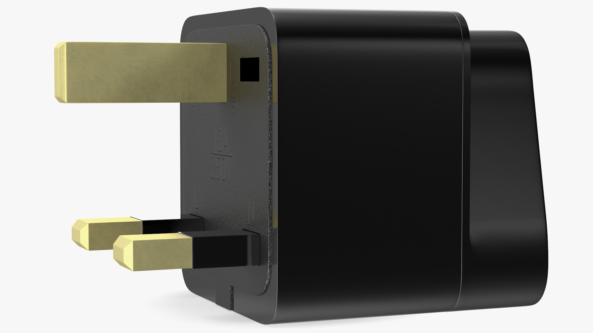 Electrical Plug Type G Adapter Black 3D Model - TurboSquid 1838084