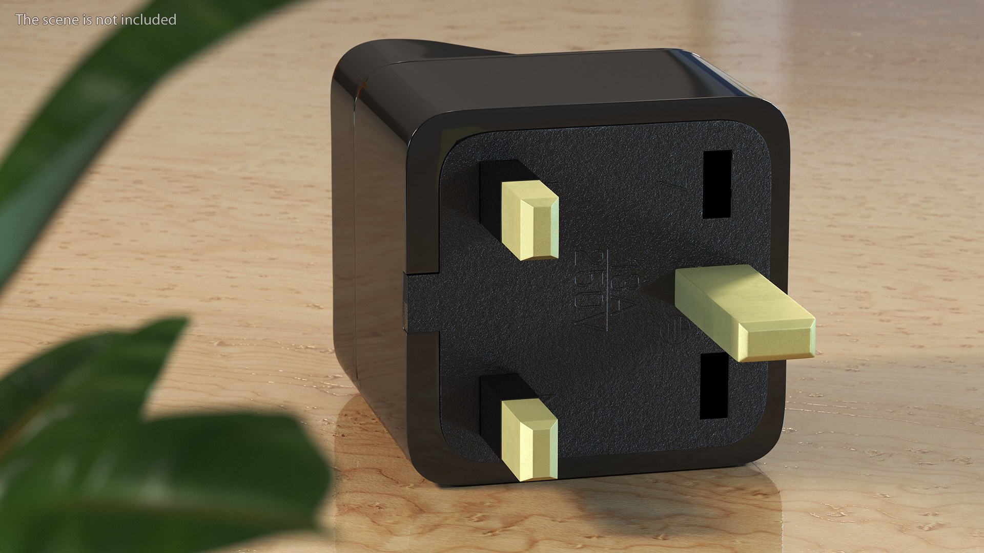 Electrical Plug Type G Adapter Black 3D Model - TurboSquid 1838084
