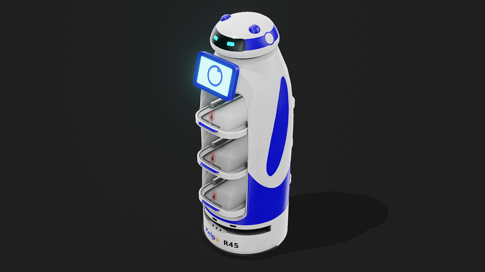 3D model Modern Restaurant Robot Waiter - TurboSquid 2079248