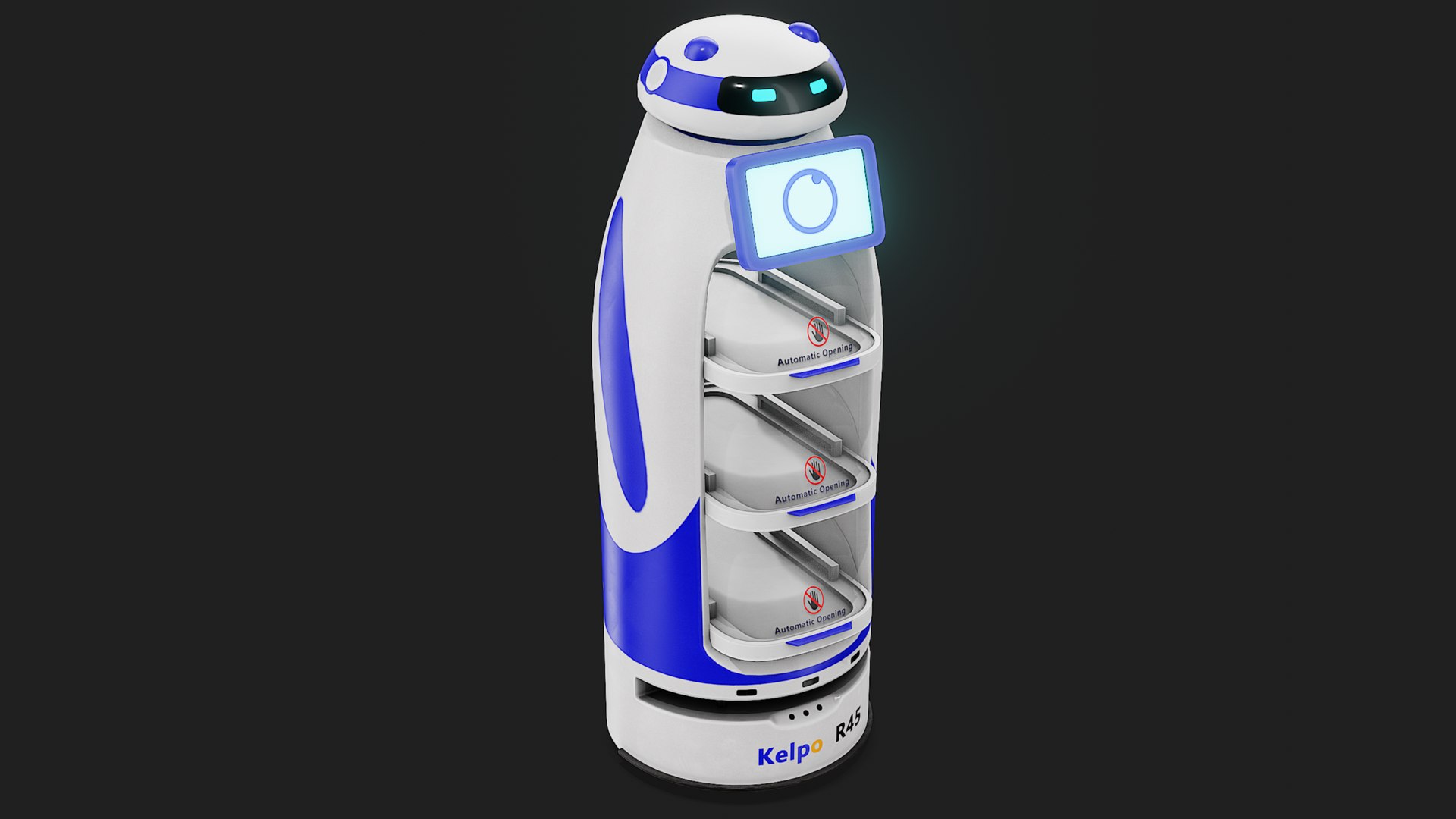 3D model Modern Restaurant Robot Waiter - TurboSquid 2079248