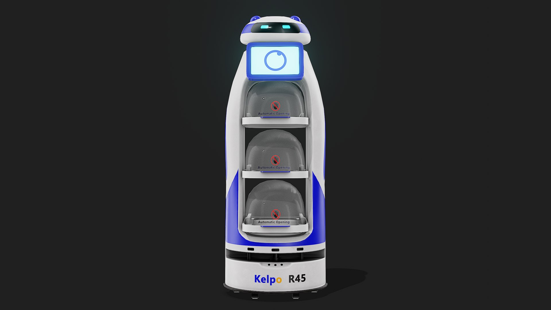 3D model Modern Restaurant Robot Waiter - TurboSquid 2079248