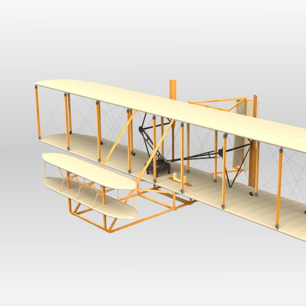 Wright brothers Flyer 3D - TurboSquid 2014067