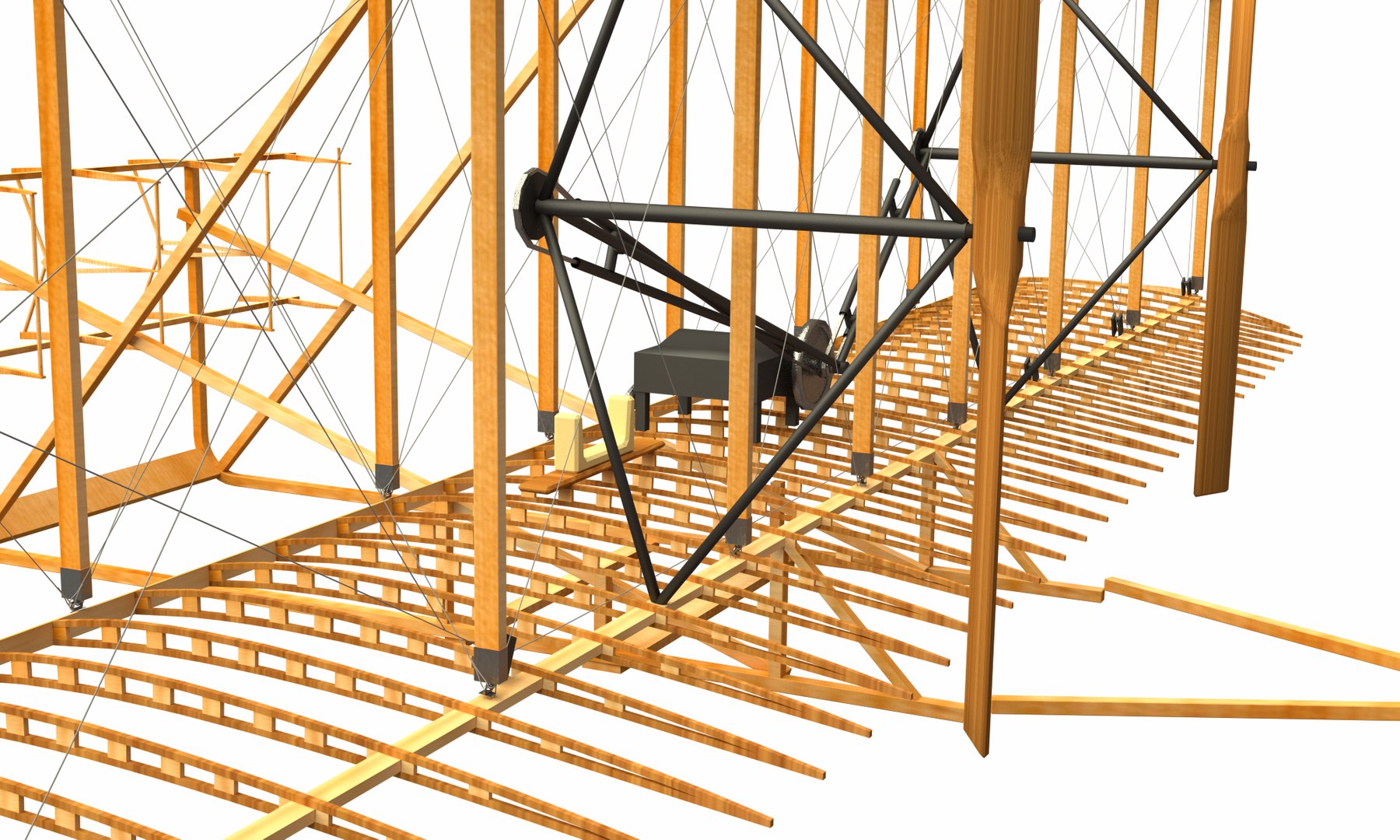 Wright brothers Flyer 3D - TurboSquid 2014067