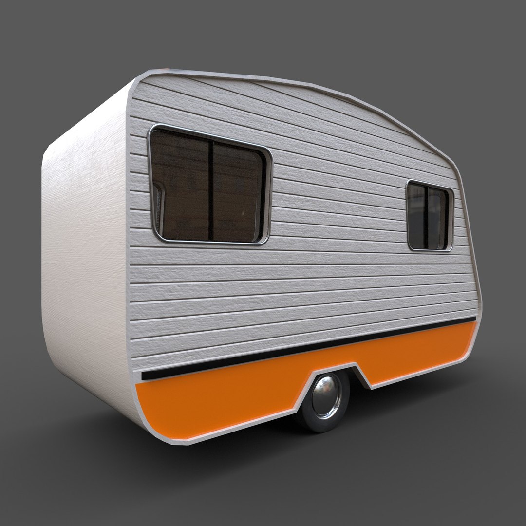Caravan trailer 3D model - TurboSquid 1586320