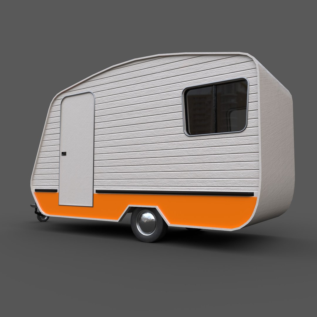 Caravan trailer 3D model - TurboSquid 1586320