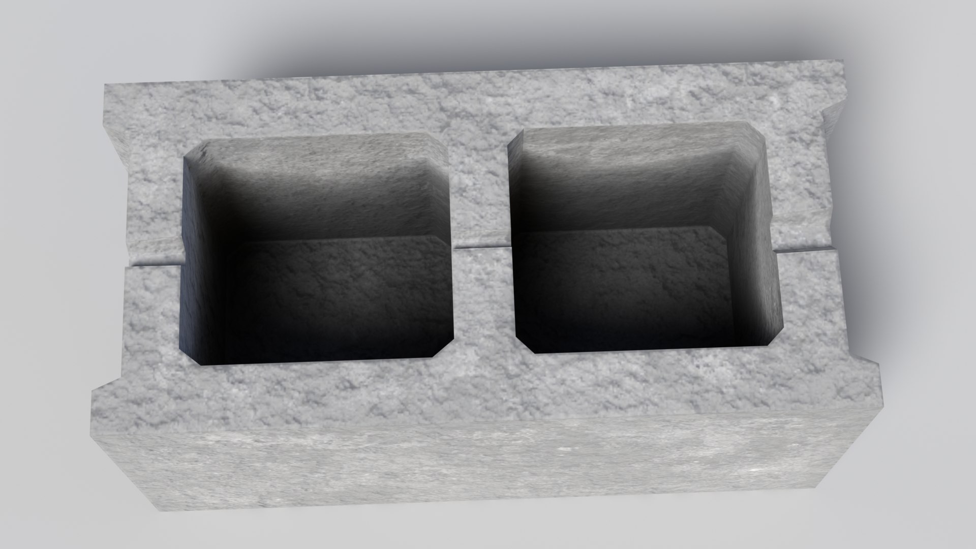 Cinder Block 3D model - TurboSquid 1880744