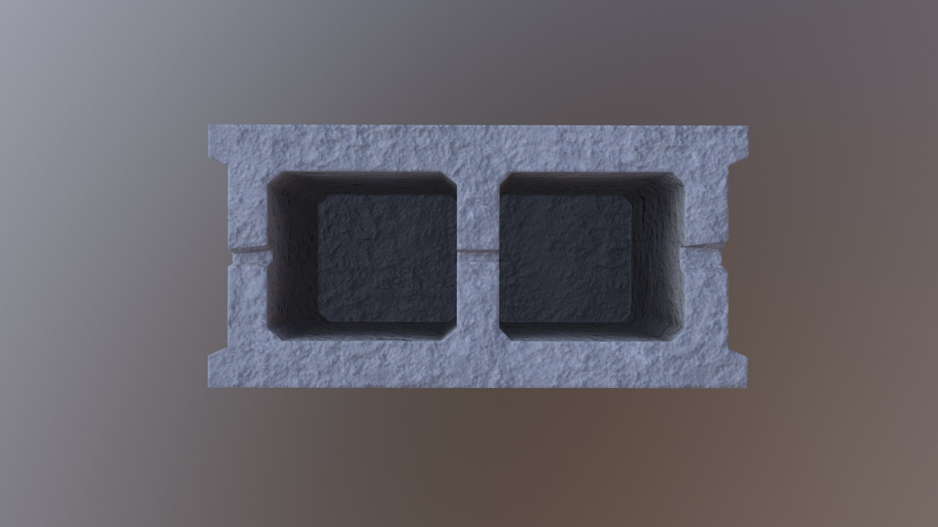 Cinder Block 3D model - TurboSquid 1880744