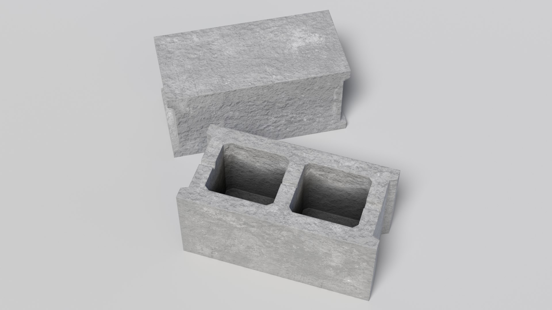 Cinder Block 3D model - TurboSquid 1880744