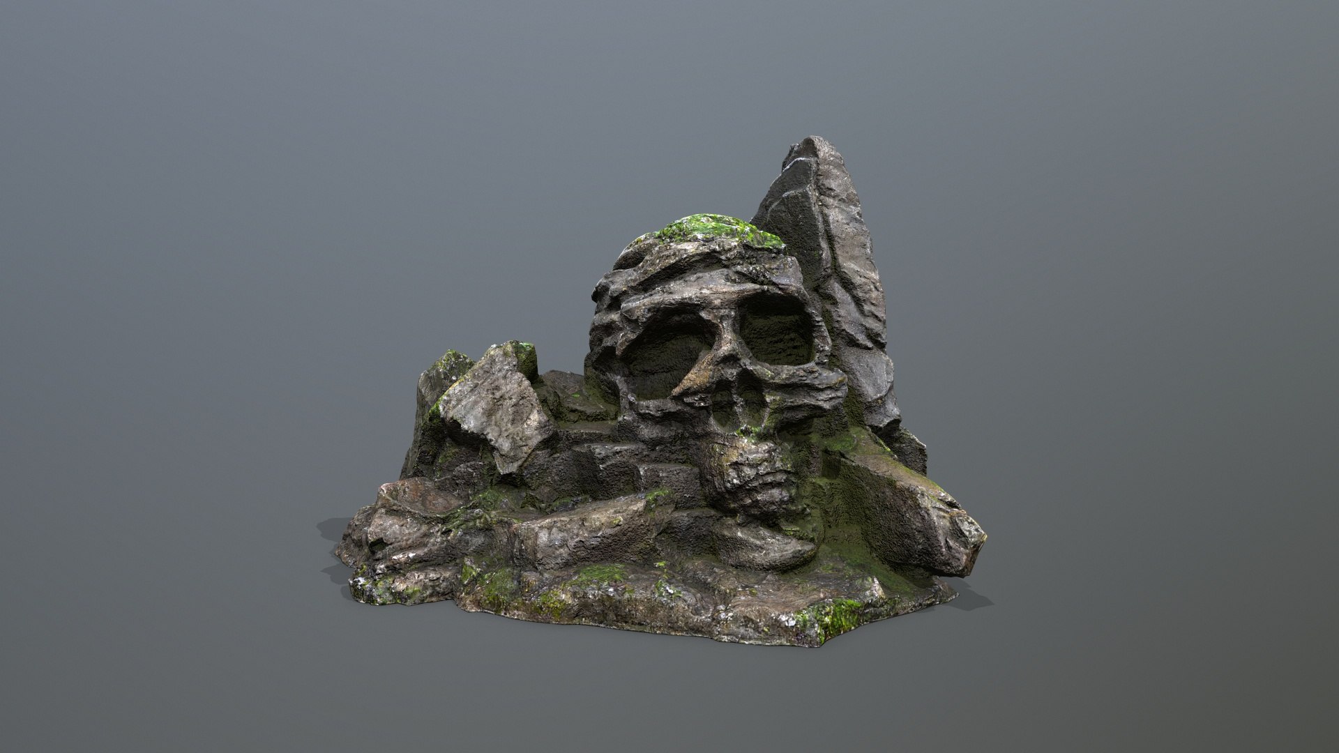 3D Skull Rock - TurboSquid 2303497