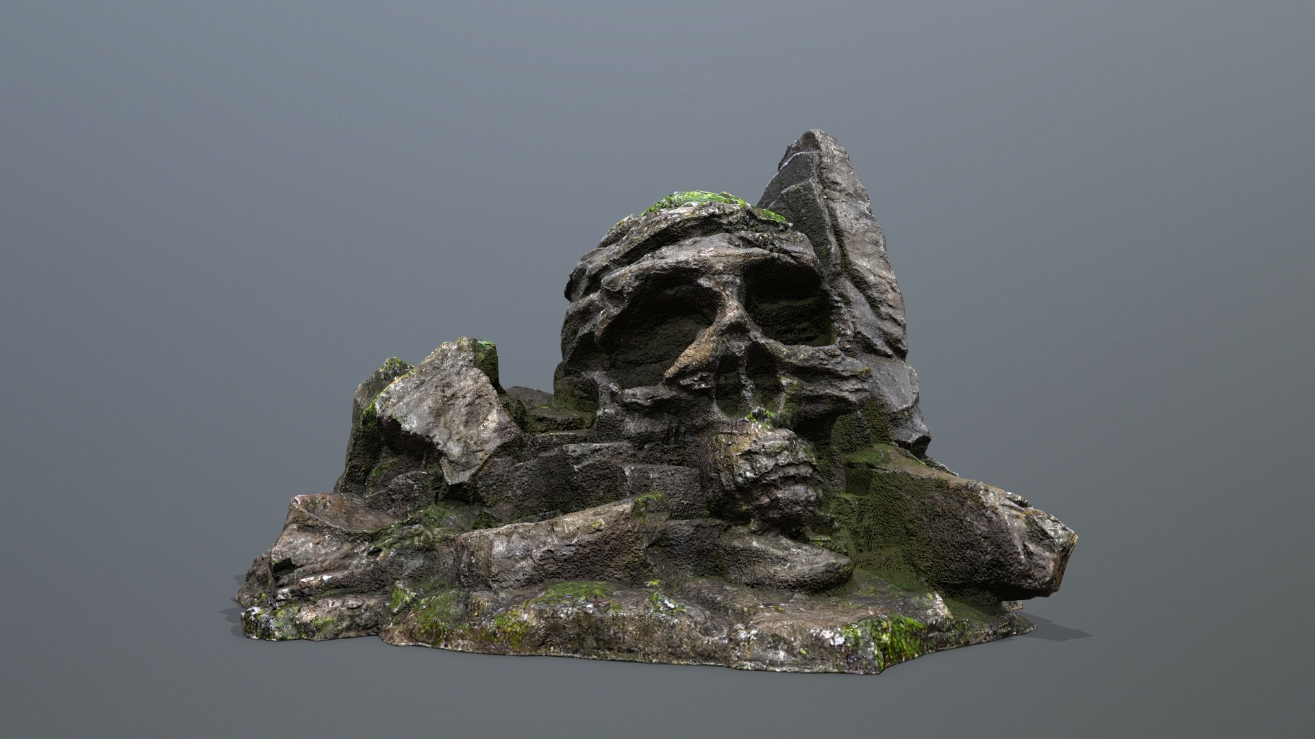 3D Skull Rock - TurboSquid 2303497