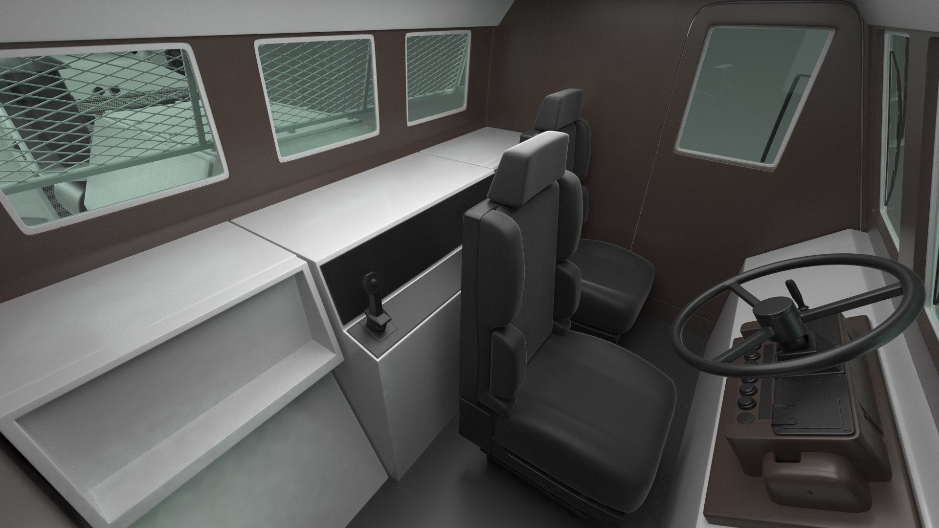 3D White Mine Clearing Vehicle Hydrema 910 - TurboSquid 2092936