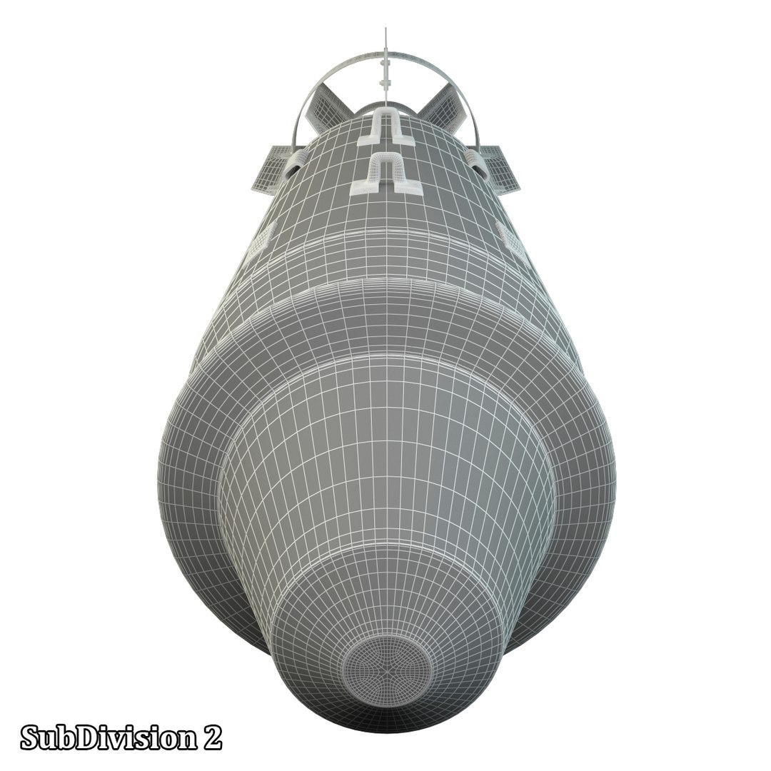 fab-1500-2600ts soviet russian explosive 3d obj