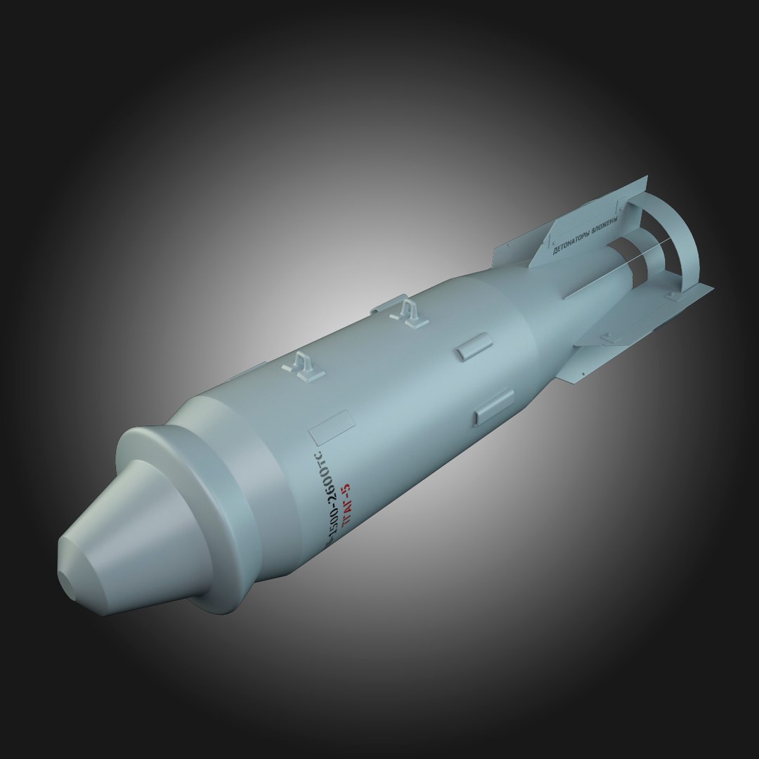 fab-1500-2600ts soviet russian explosive 3d obj