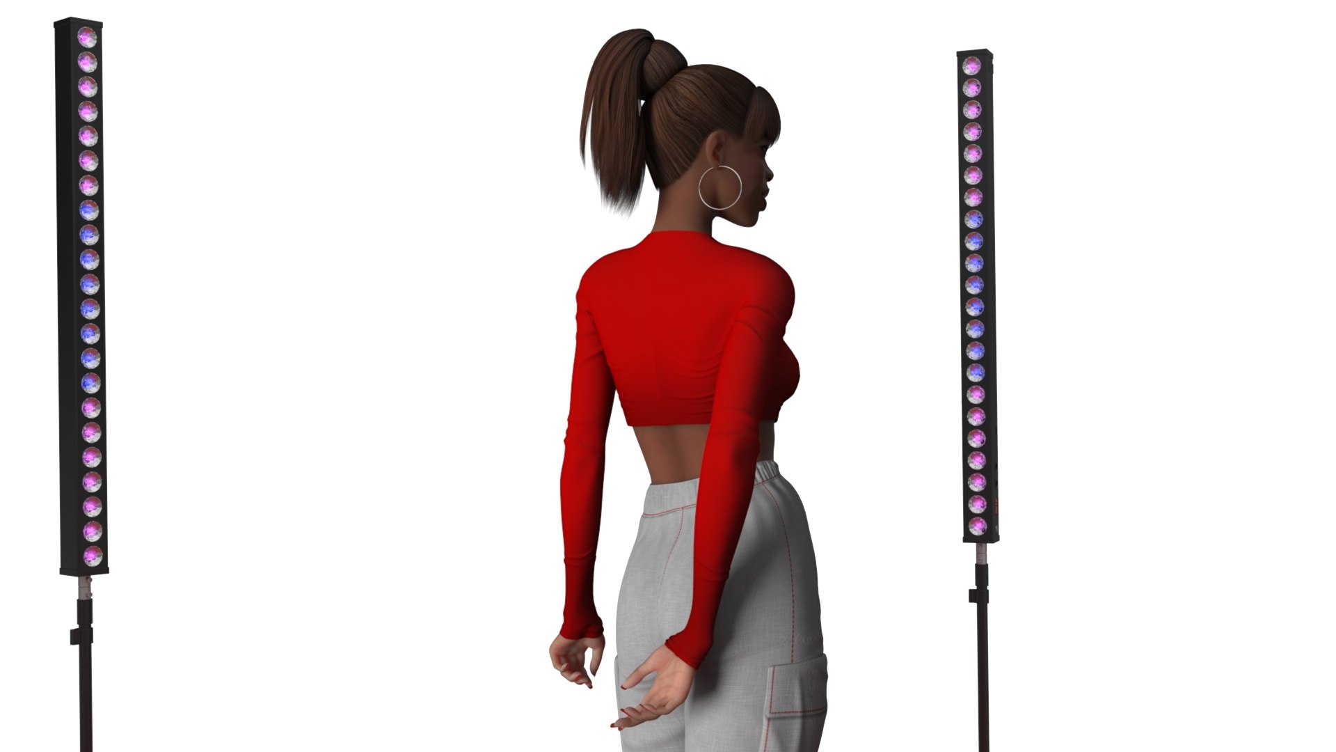 3D Model Photo Zone With Model - TurboSquid 2330651