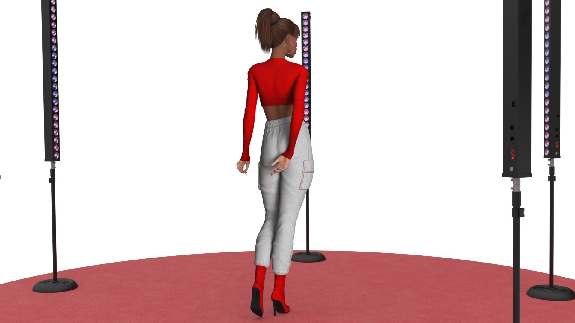 3D Model Photo Zone With Model - TurboSquid 2330651