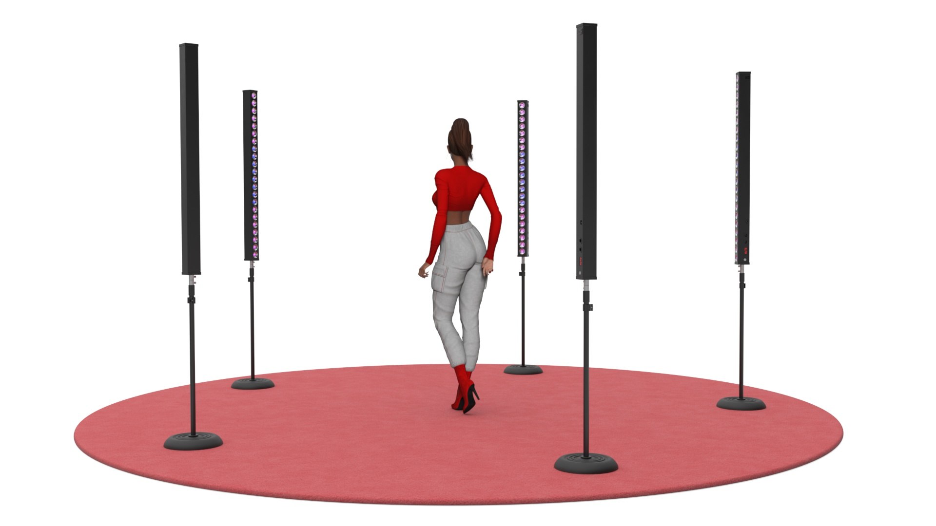 3D Model Photo Zone With Model - TurboSquid 2330651