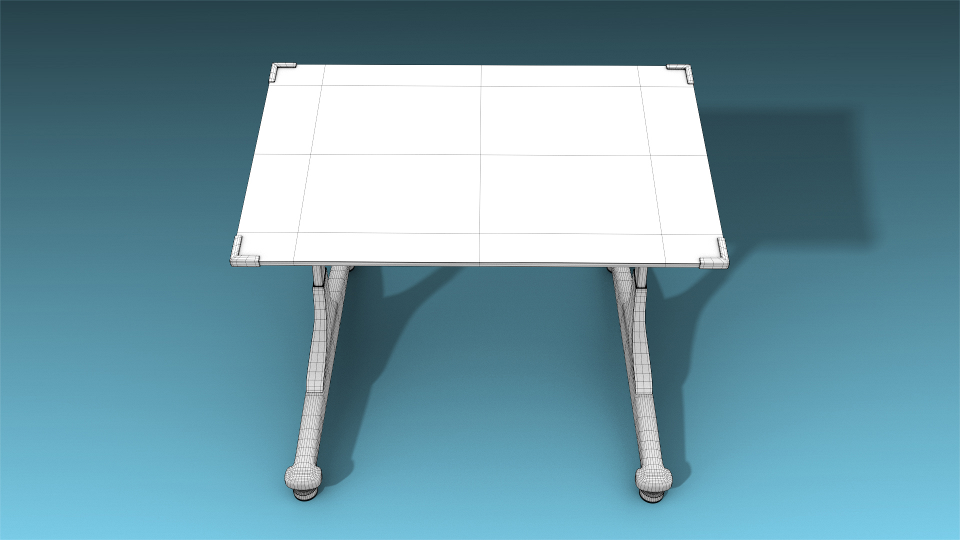 3D low-poly drawing table - TurboSquid 1633068